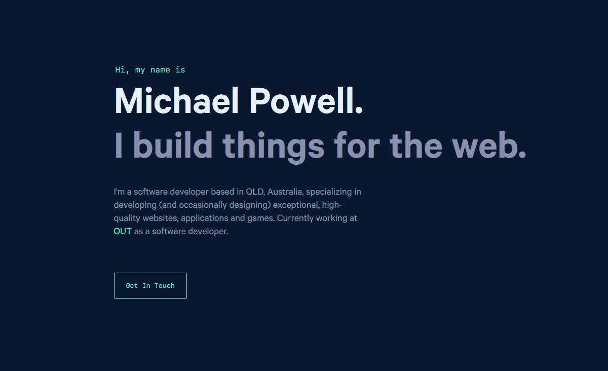 Michael Powell | Software Developer